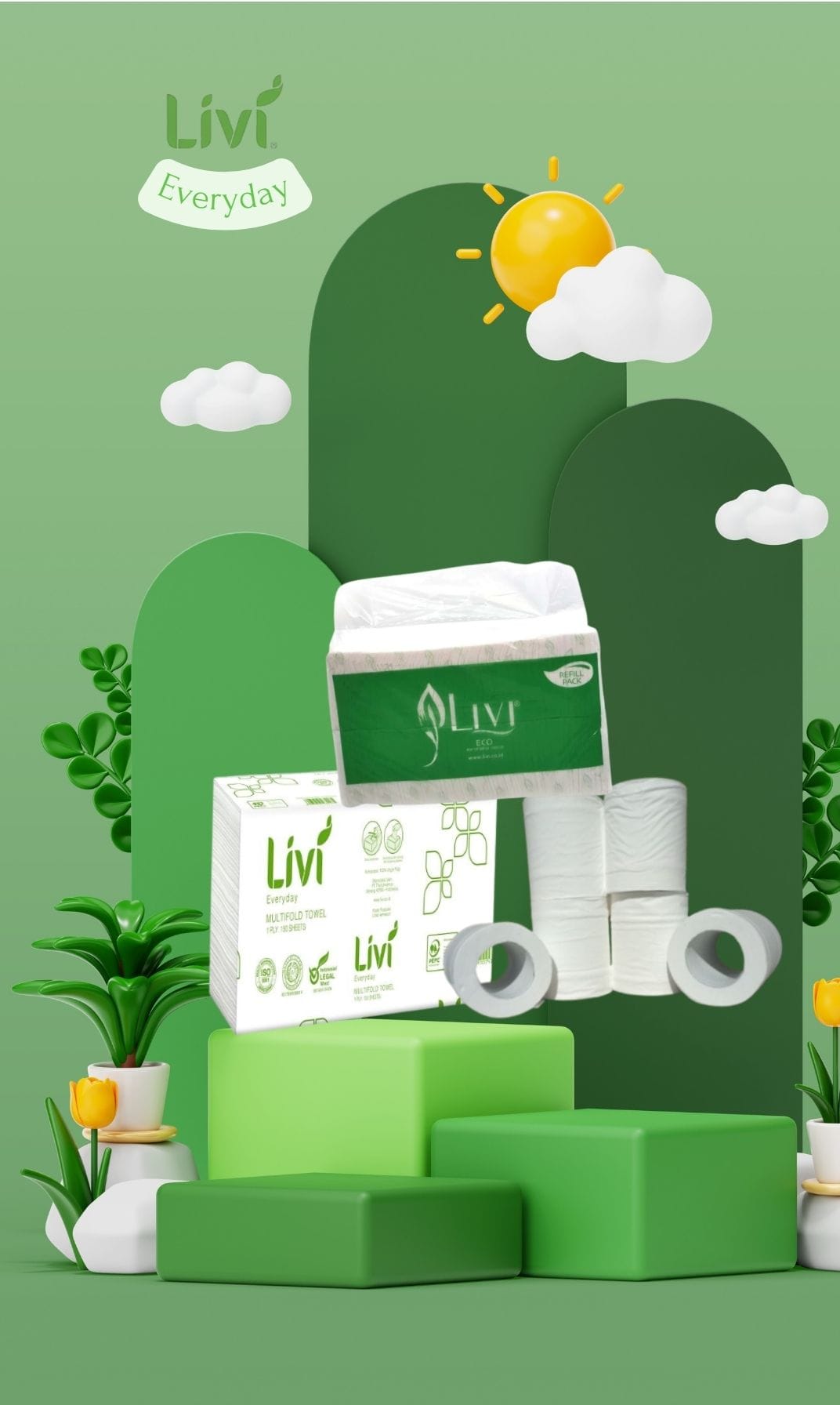 PERBEDAAN TISSUE LIVI EVERYDAY DAN EVO - Livi Tissue